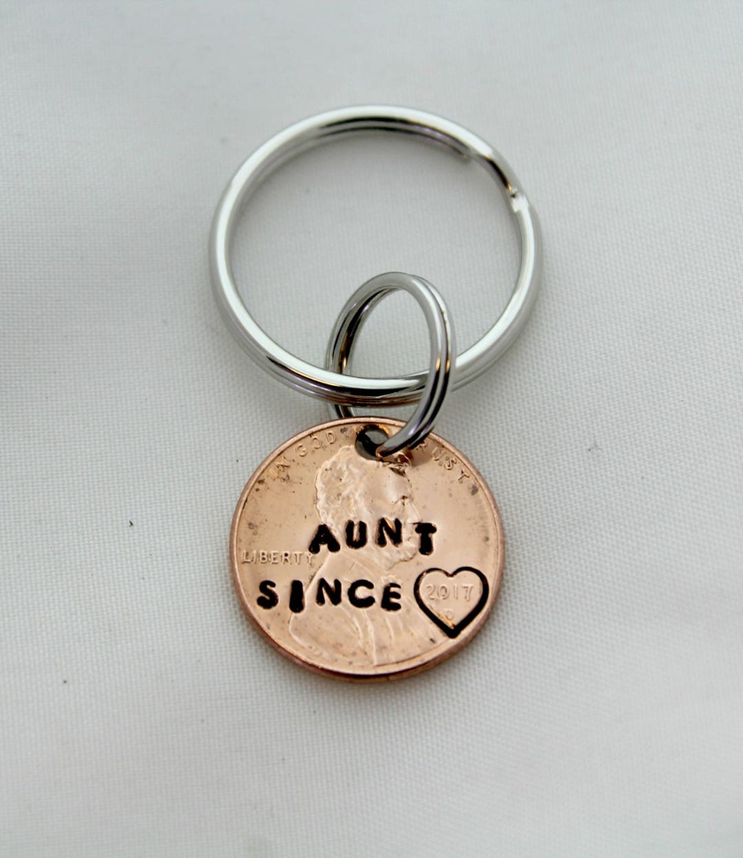 Aunt Gift, Aunt 2024, Aunt Keychain, Penny Charm, Penny Gifts, Aunt Key ...