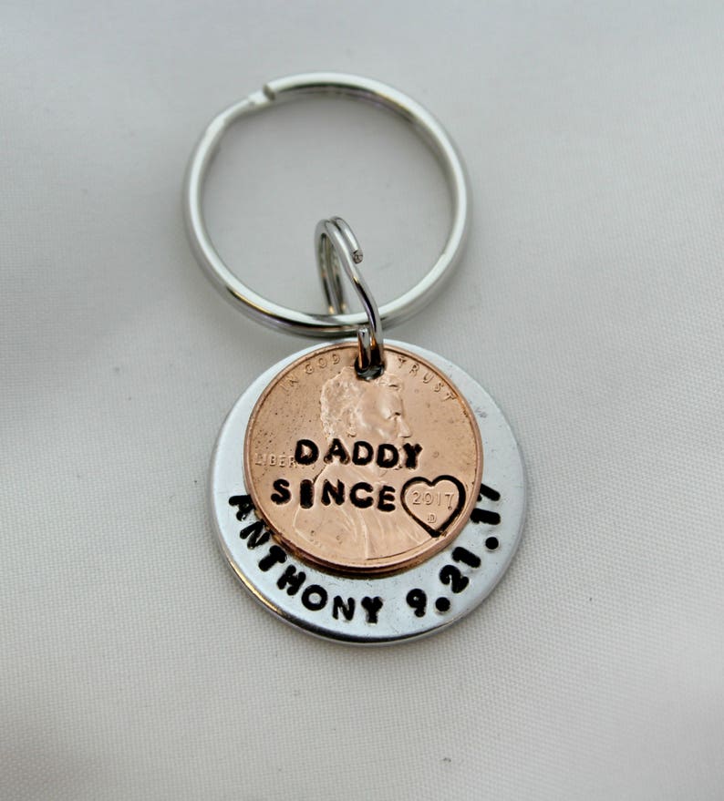 New Father, New Father Gift, New Parents, Dad Keychain, New Dad, New ...