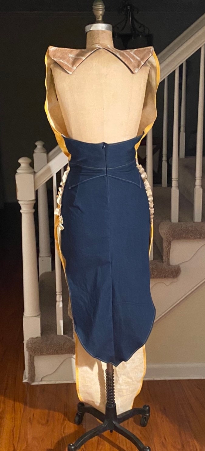 Slit Dress, Double Split Dress, Deep V Neck, Open Back, Deep Back Dress ...