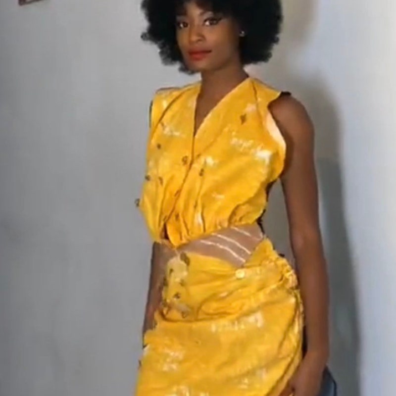 Double High Slit Dress - Etsy