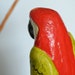 Vintage Mexican Paper Mache Parrot on Hoop, Signed Martinez Mexico ...