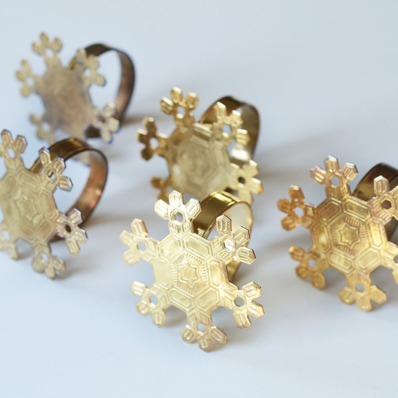Winter Napkin Rings - Etsy