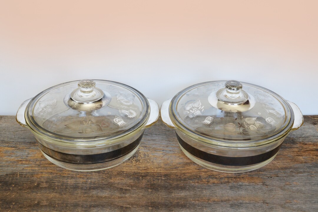 Vintage Georges Briard Floral Casseroles, Silver Plated Cookware Set - Etsy