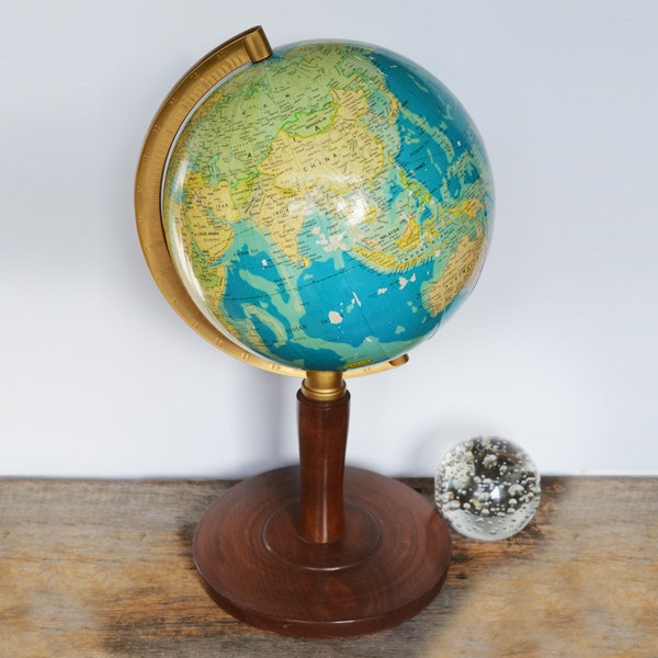 Vintage World Globe - Etsy