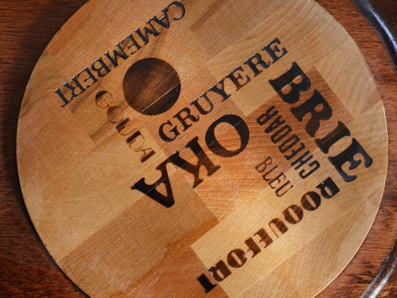Vintage Baribocraft Maple Cheese Board Wood Circa 1960s From - Etsy