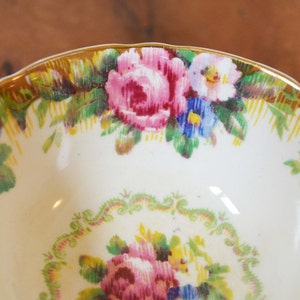 Vintage Paragon 'tapestry Rose' Teacup, Double Warrant Stamp, Tapestry ...