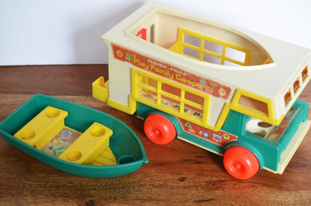 Vintage Fisher Price Camper Set, #994 Circa 1973, Play Family Camper ...