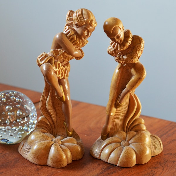 Chalkware Dancers - Etsy