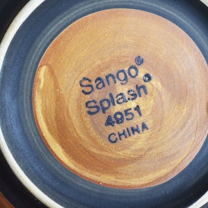 Vintage Sango Splash Dinnerware, Circa 2000s, Brown Ironstone Pottery ...