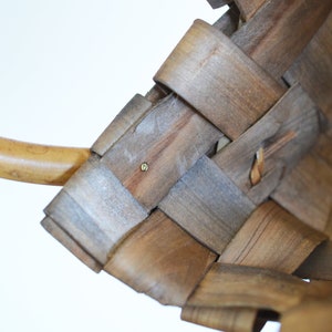 Vintage Plaited Reed Basket, Modern Prairie, Rustic Farmhouse Decor ...