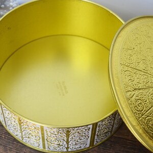 Vintage Guildcraft Gold Tin Circa 1950s Fruitcake Tin - Etsy
