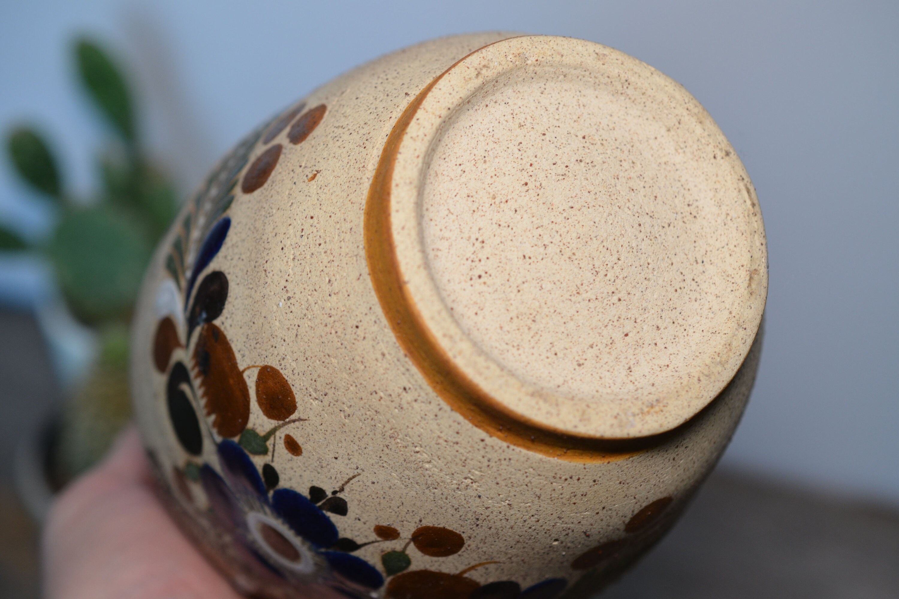 Vintage Tonala Vase Sandstone and Bird Design 8.75 | Etsy