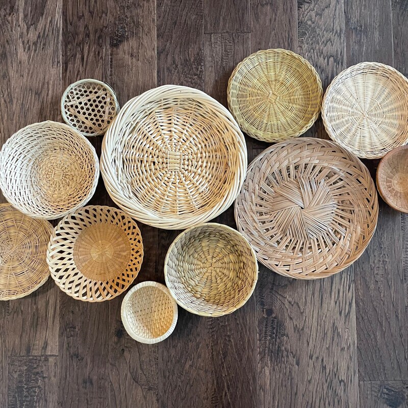 Wall Basket Set - Etsy