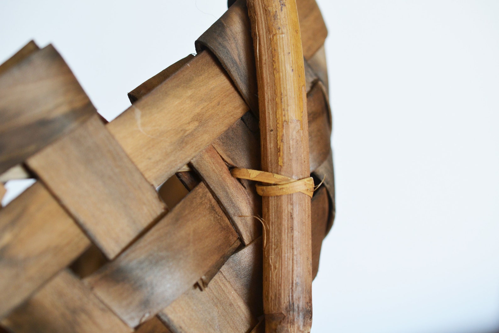 Vintage Plaited Reed Basket Modern Prairie Rustic Farmhouse - Etsy