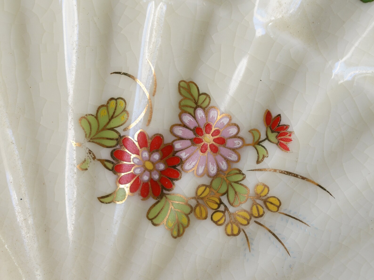 Vintage Satsuma Peacock Fan Fine Bone China Made in Japan - Etsy