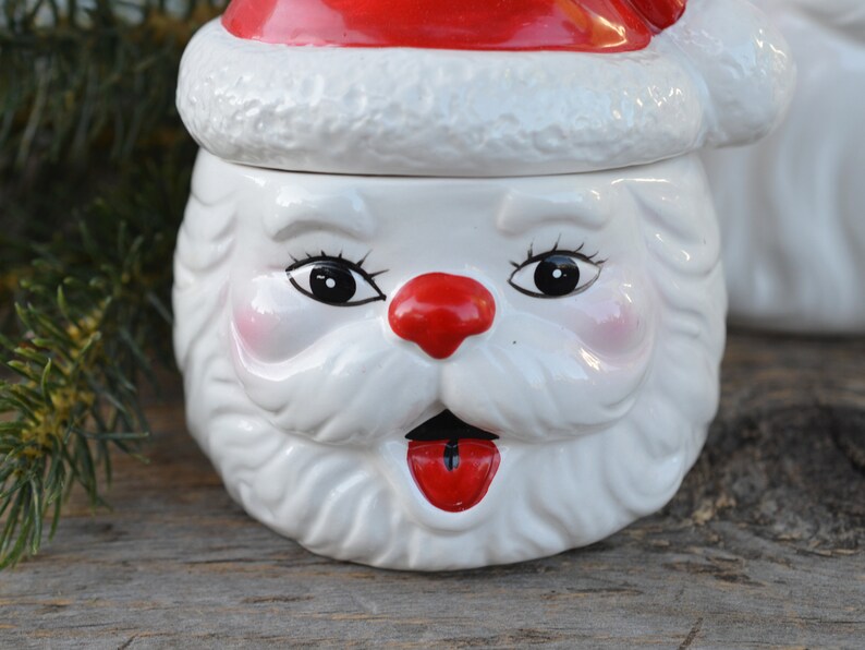 Vintage Santa Tea Set Including Teapot Cream and Sugar Made - Etsy