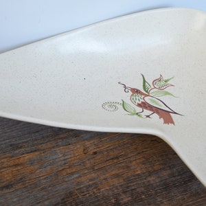 Barbara Willis Pottery Jaw Bone or Boomerang Dish, 15" Across ...