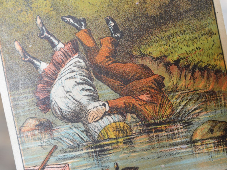 Antique Victorian Trade Cards Set of 4 Comic Strip Ephemera | Etsy