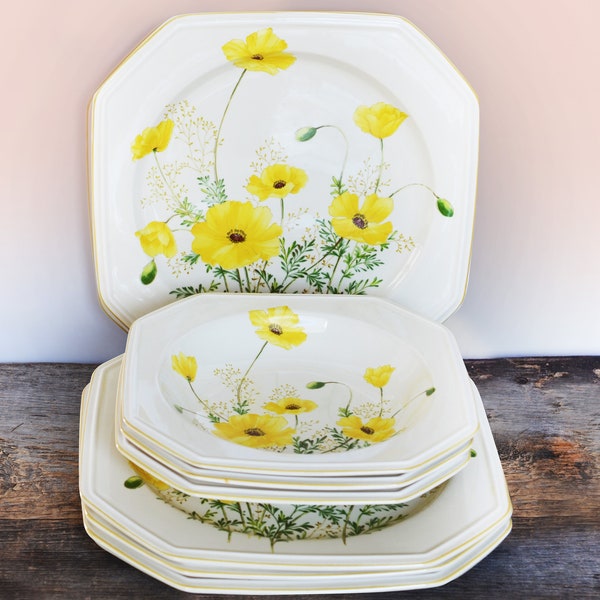 Floral Ceramic Dinnerware - Etsy