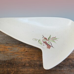 Barbara Willis Pottery Jaw Bone or Boomerang Dish, 15" Across ...