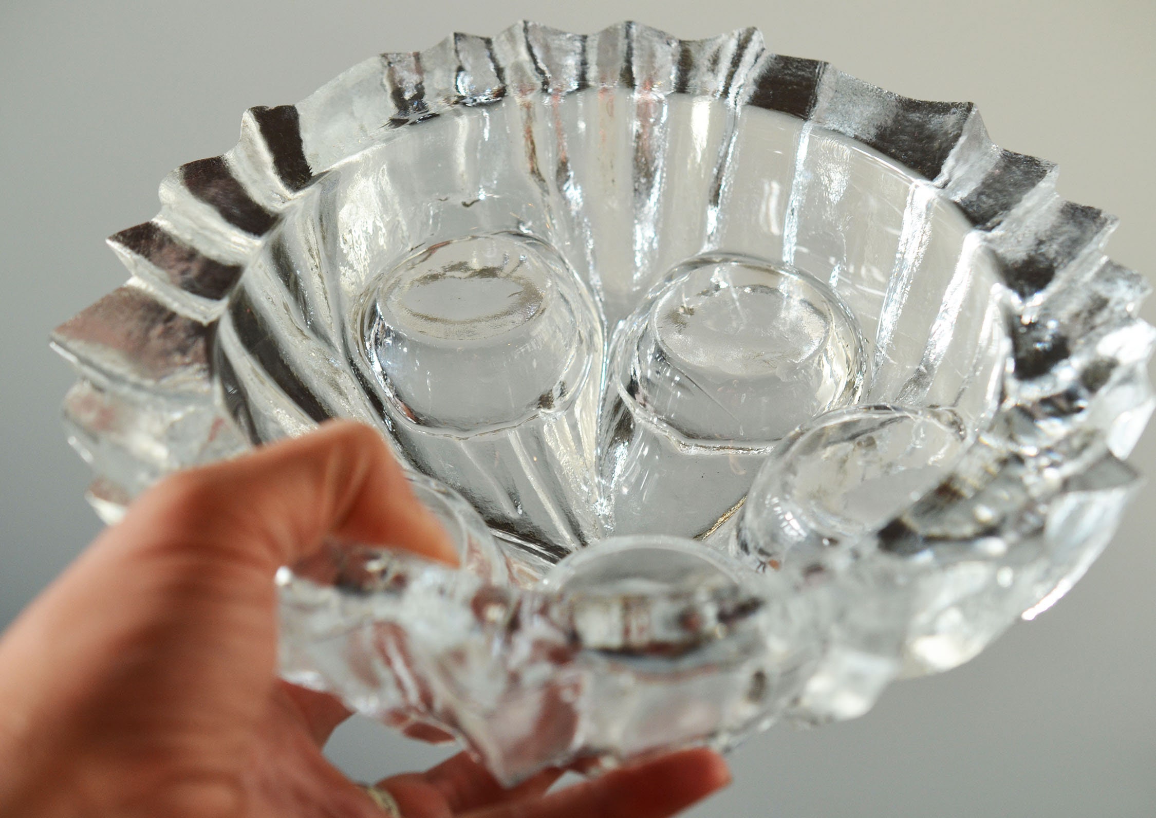 Vintage Muurla Finland 6 Votive Holder Iceberg Shape Circa | Etsy