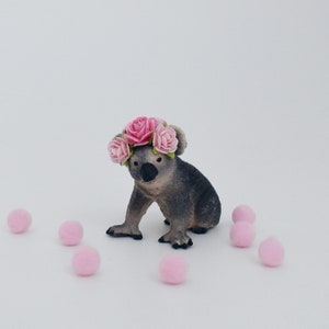 Koala Kangaroo Wombat Party Animal Cake Toppers With Pink - Etsy