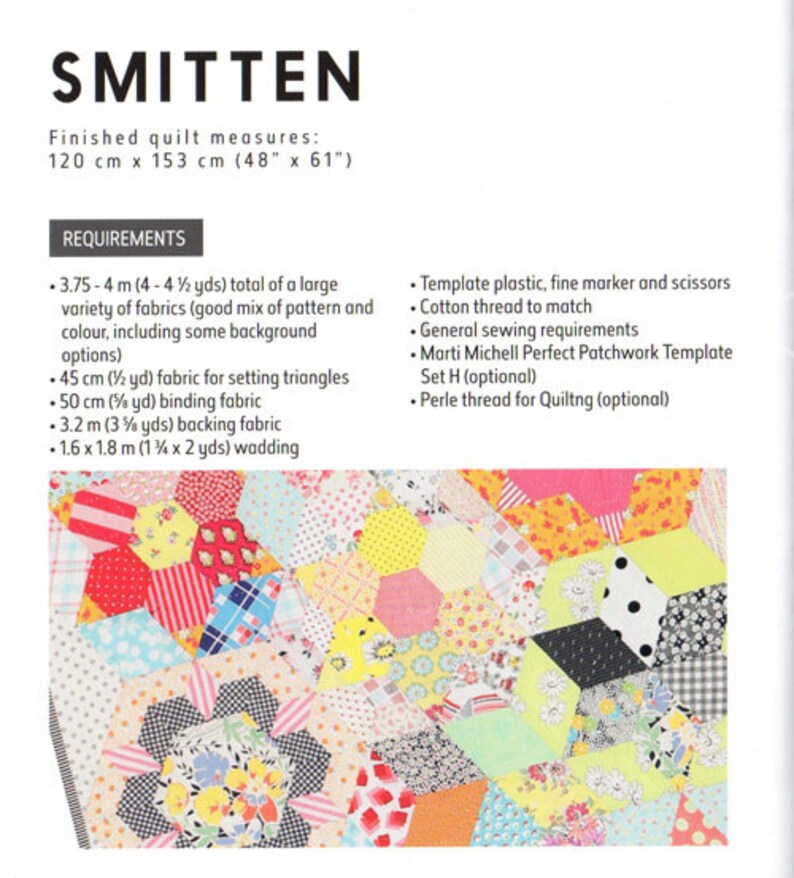 Smitten Pattern by Jen Kingwell Pattern | Etsy
