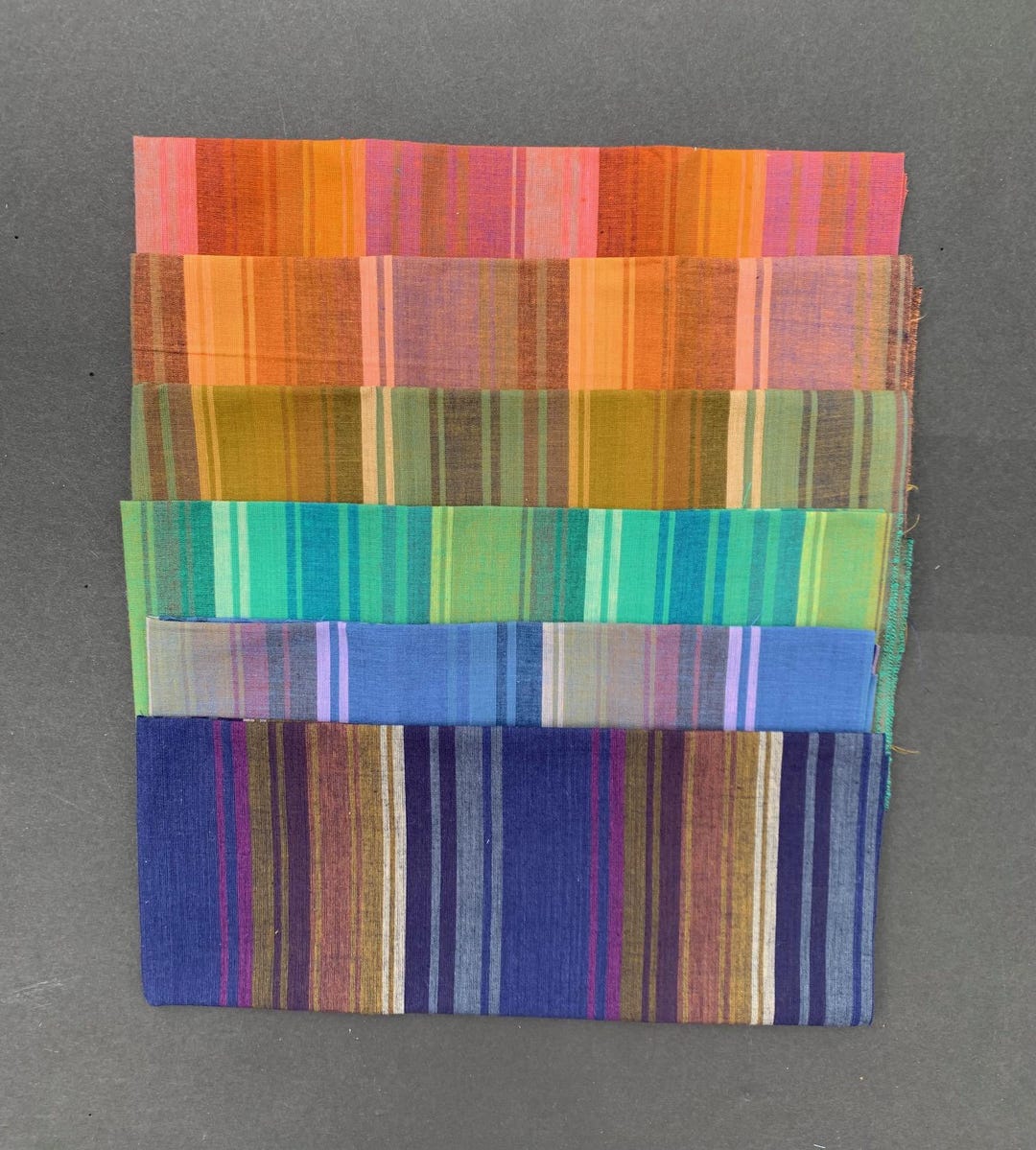 Kaffe Fassett Exotic Stripe Half Yard Bundle, Woven Stripes by Kaffe ...
