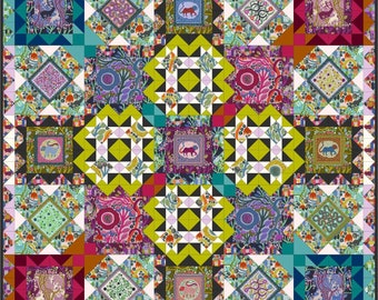 Endless Quilt Quilting Pattern Foundation Paper Piecing From - Etsy