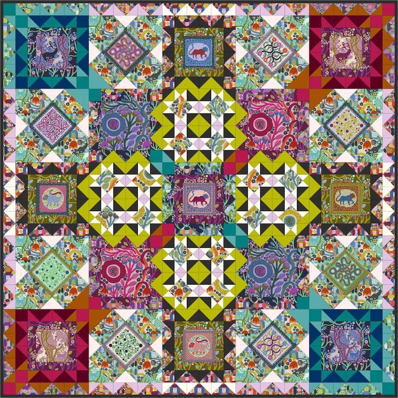 Summer Quilt Pattern - Etsy