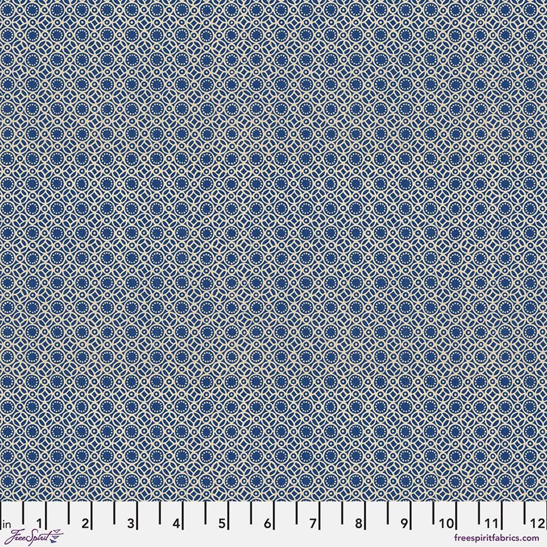 Eclectic Elements Palette Indigo, Tiny Print Yardage by Tim Holtz ...