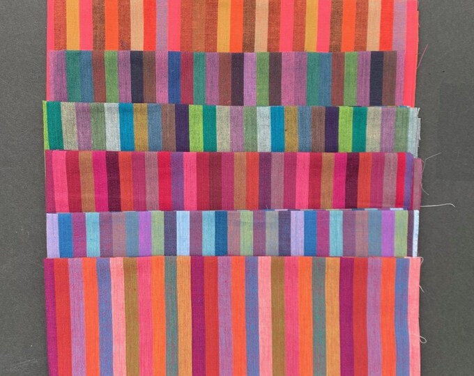 Kaffe Fassett Narrow Stripe Half Yard Bundle, Woven Stripes by Kaffe ...