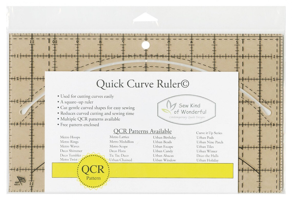 Quick Curve Ruler and QCR Mini Designed by Sew Kind of - Etsy