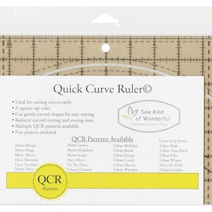 Quick Curve Ruler and QCR Mini Designed by Sew Kind of Wonderful - Etsy