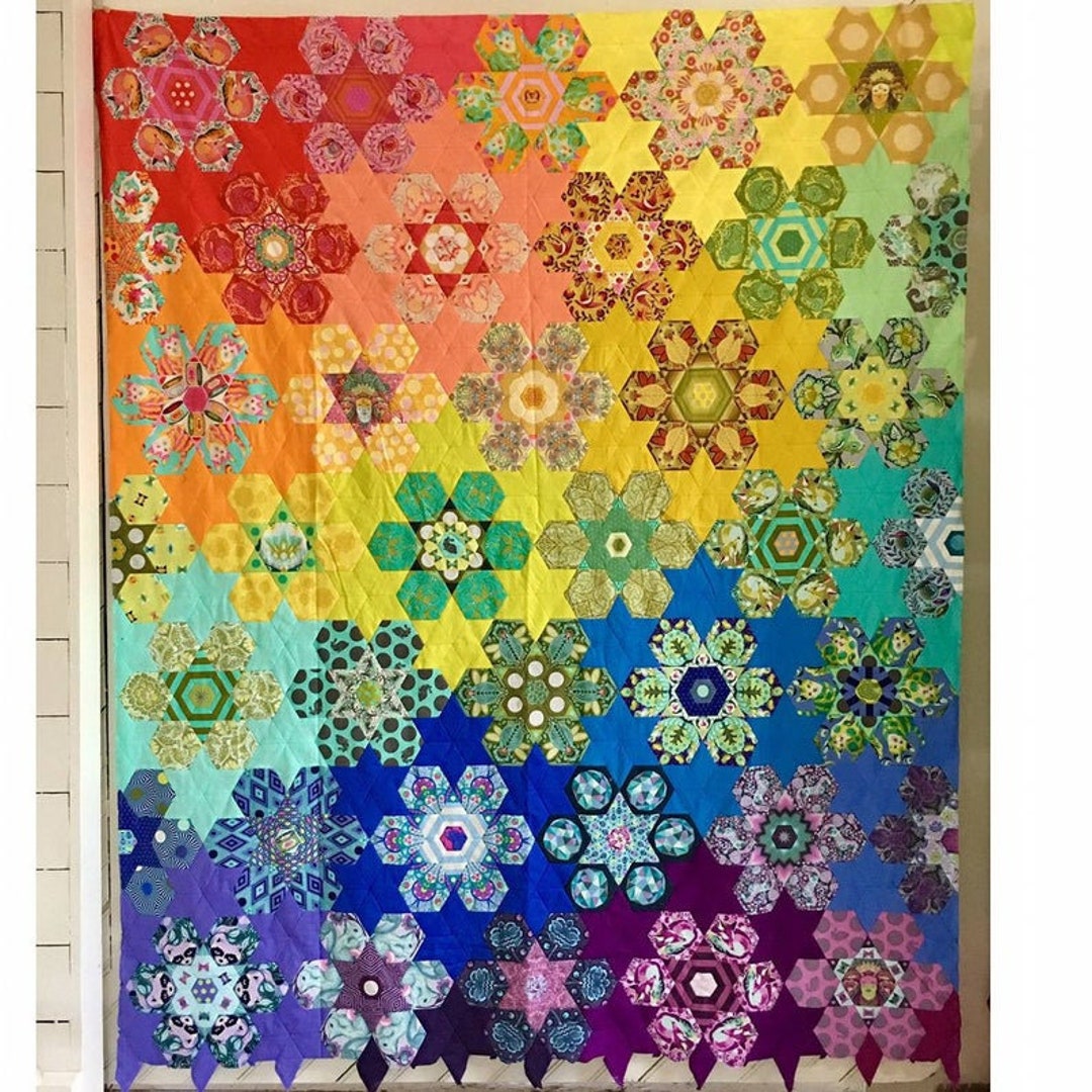 Tula's Bloomer Quilt Pattern Pack or Acrylic Template Set - Etsy
