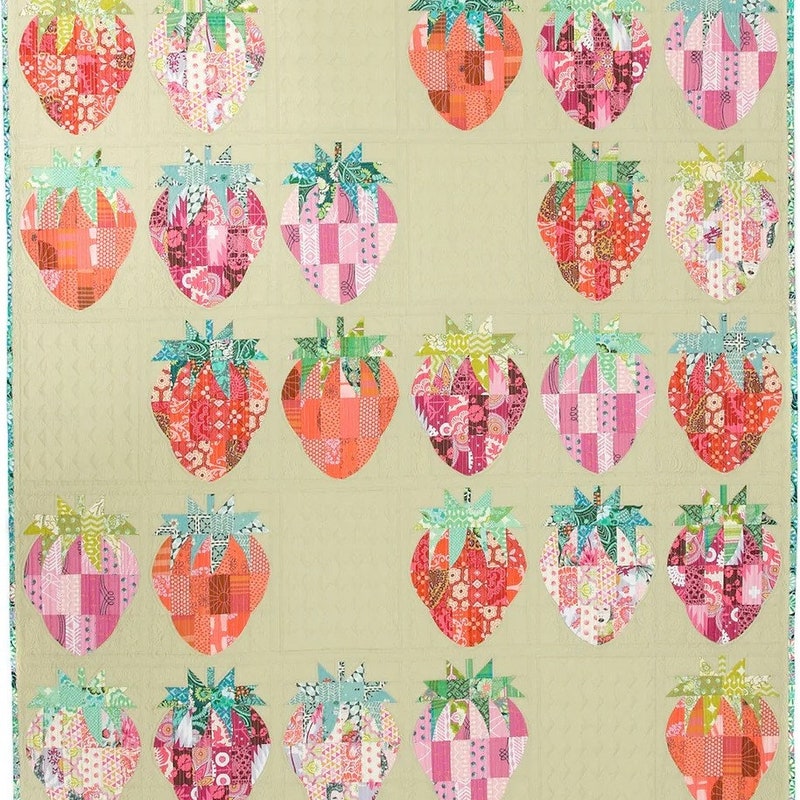 Strawberry Quilt - Etsy