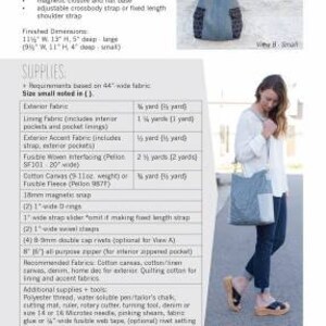 Compass Bag Pattern From Noodlehead - Etsy