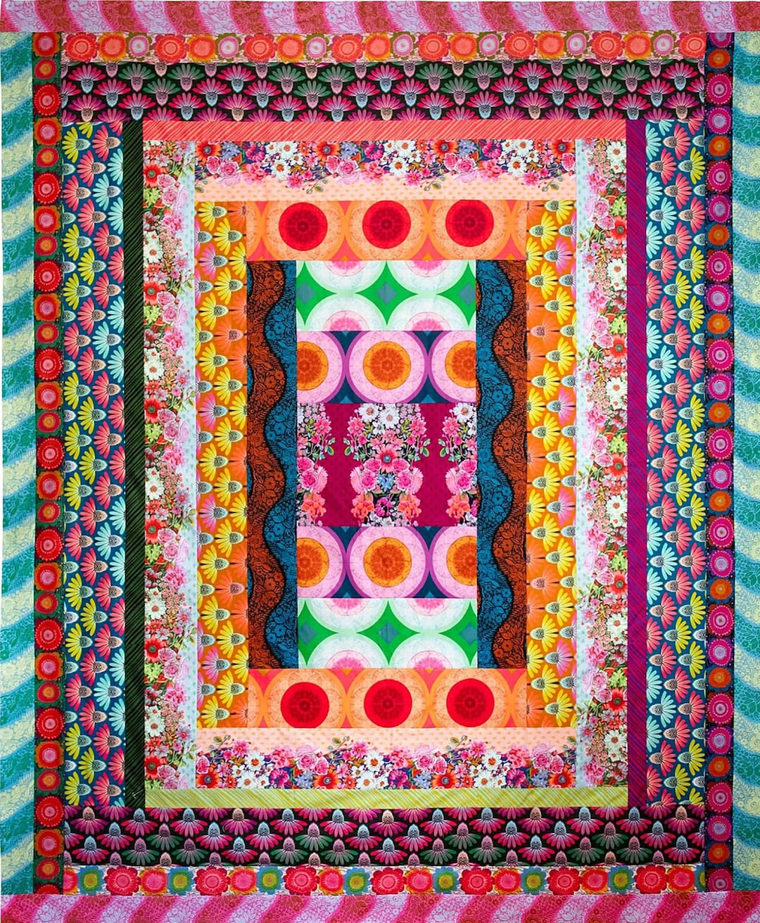 Perennial Borders Quilt Kit Featuring Anna Maria's Perennial Borders ...