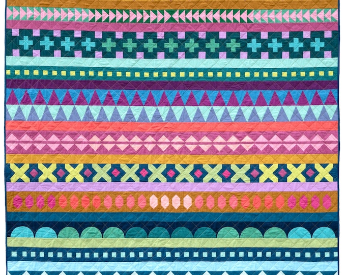 Traverse Quilt Kit Designed by Tara Faughnan Featuring Artisan Cotton ...