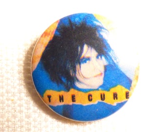 Vintage 80s the Cure Robert Smith Side View Pin / | Etsy