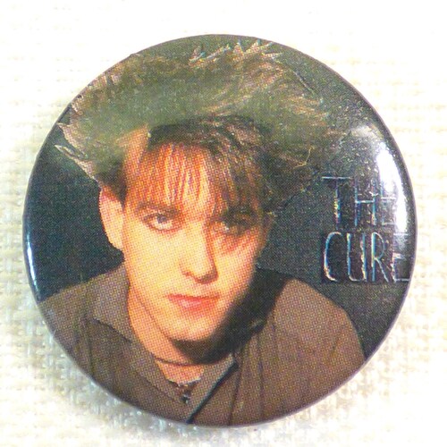 Vintage 80s the Cure Robert Smith Pin / Button / Badge - Etsy