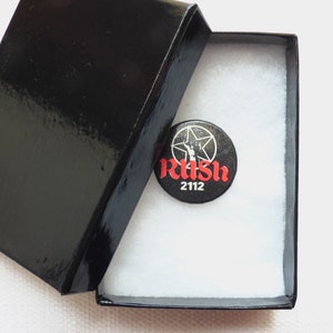 Vintage 70s Rush - 2112 Album (1976) Starman - Pin / Button / Badge - Etsy