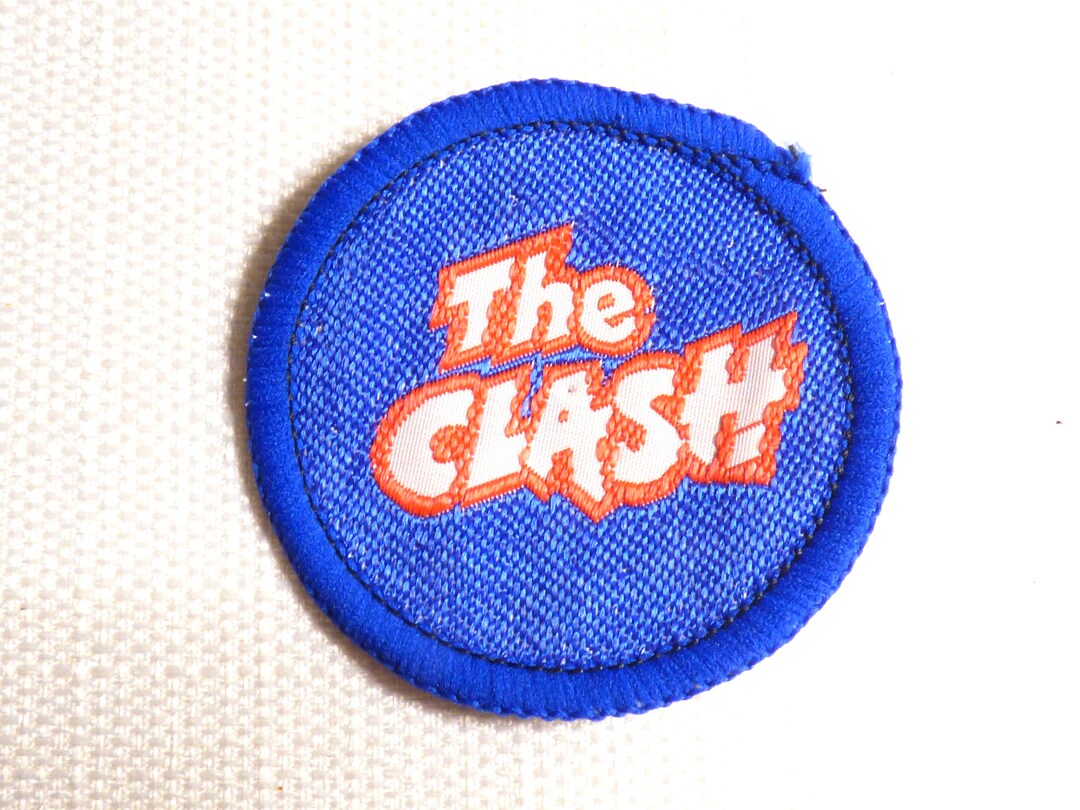 Small Vintage 80s the Clash - Circle Logo - Sew on Patch - Etsy