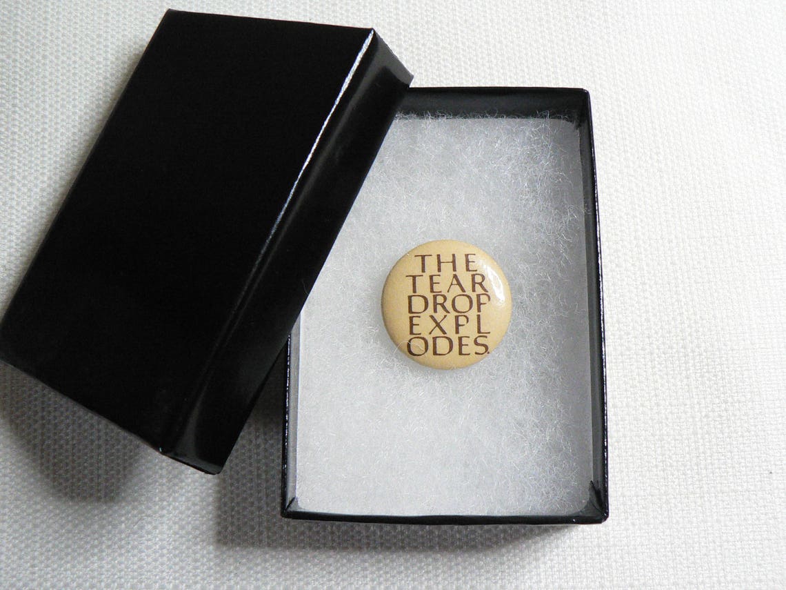 Vintage Early 80s The Teardrop Explodes Pin Button Badge Etsy