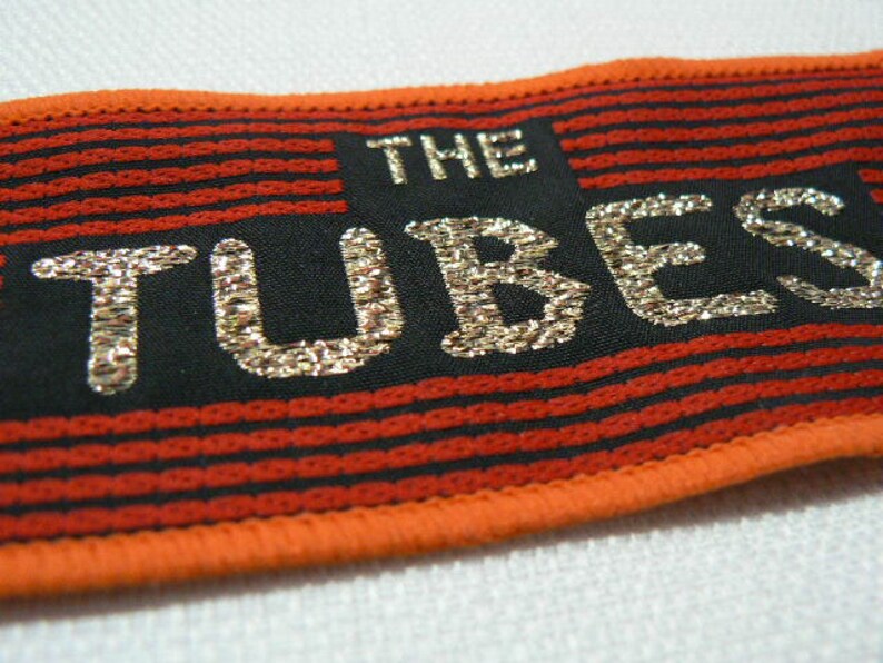 Vintage Deadstock Late 70s the Tubes Glitter Gold Logo - Etsy