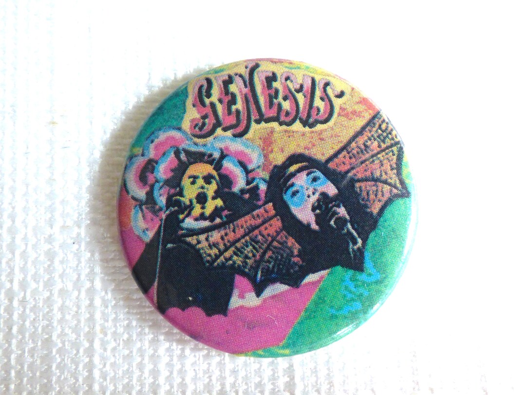 Vintage 70s Peter Gabriel Era Genesis Pin / Button / Badge - Etsy