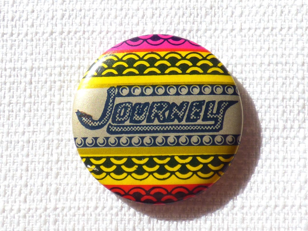 Vintage 70s Journey - Pin / Button / Badge - Etsy