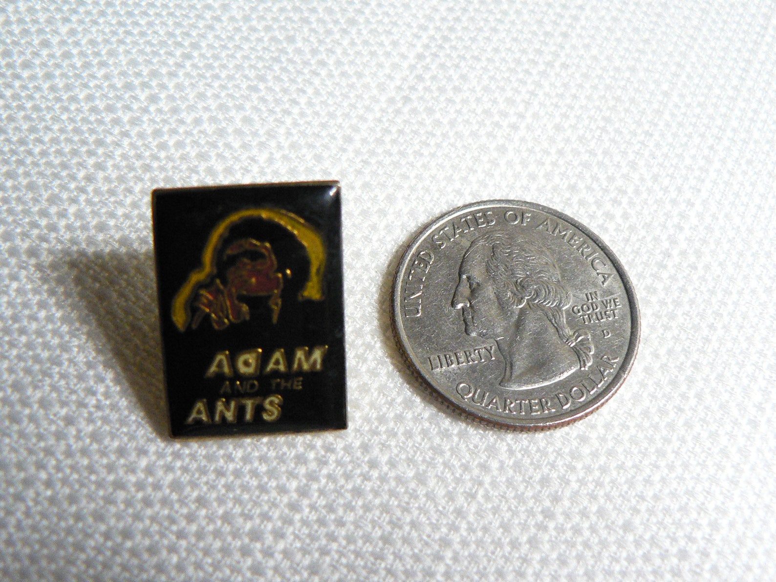 Vintage 80s Adam and the Ants Enamel Pin / Button / Badge | Etsy