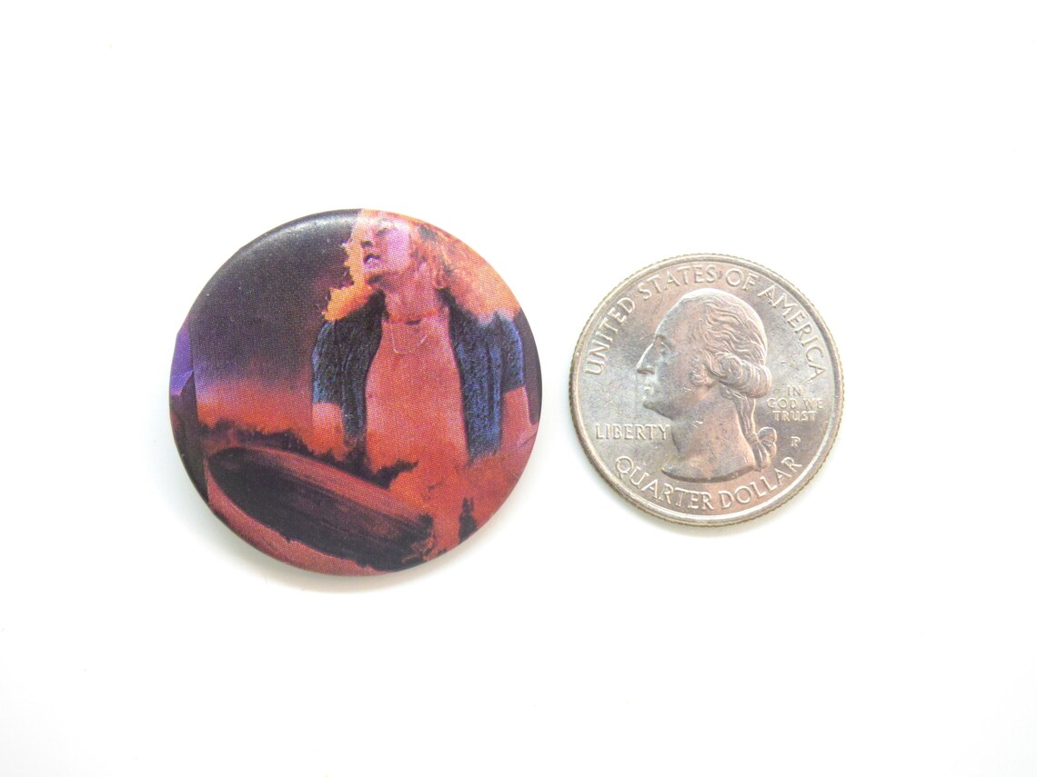 Vintage Late 70s Led Zeppelin - Robert Plant - Pin / Button / Badge - Etsy