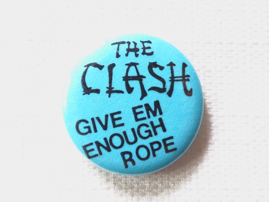 Vintage Late 70s the Clash - Give Em Enough Rope Album (1978) - Pin ...